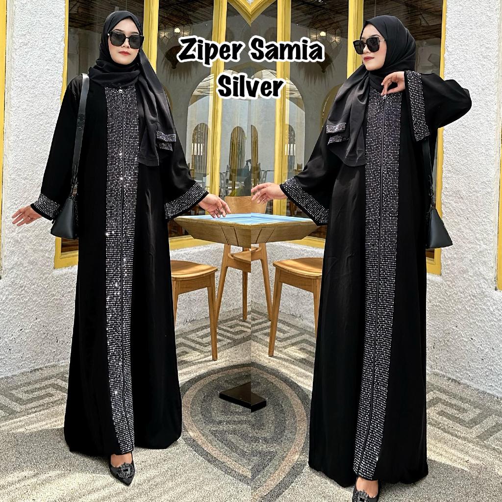 Jual Abaya Gamis Hitam Turkey Dress Maxi Arab Saudi Bordir Turki Dubai ...