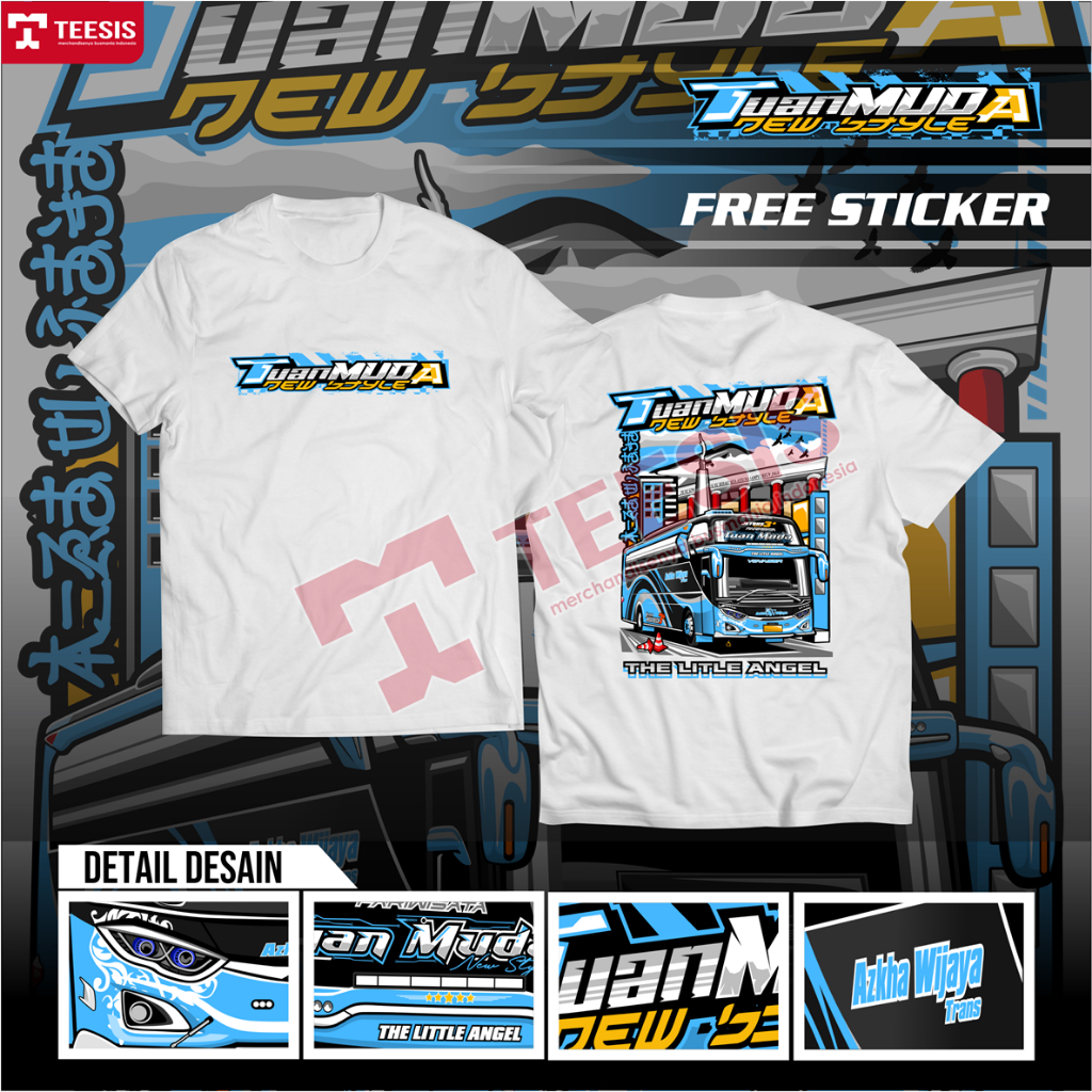 Jual Kaos Baju Bus Mania Bismania TUAN MUDA Jetbus Pariwisata Adiputro ...