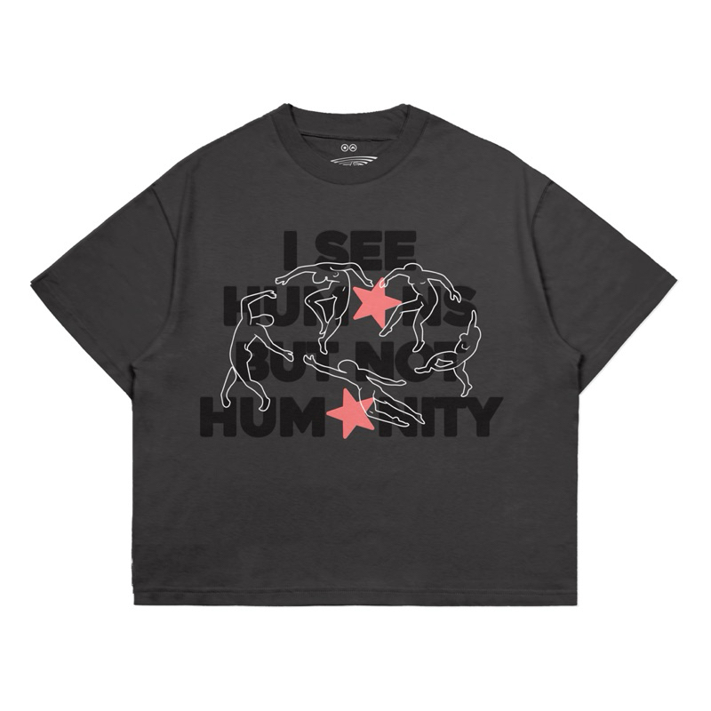 Jual Holephoria - T-shirt Boxy Humanity | Shopee Indonesia