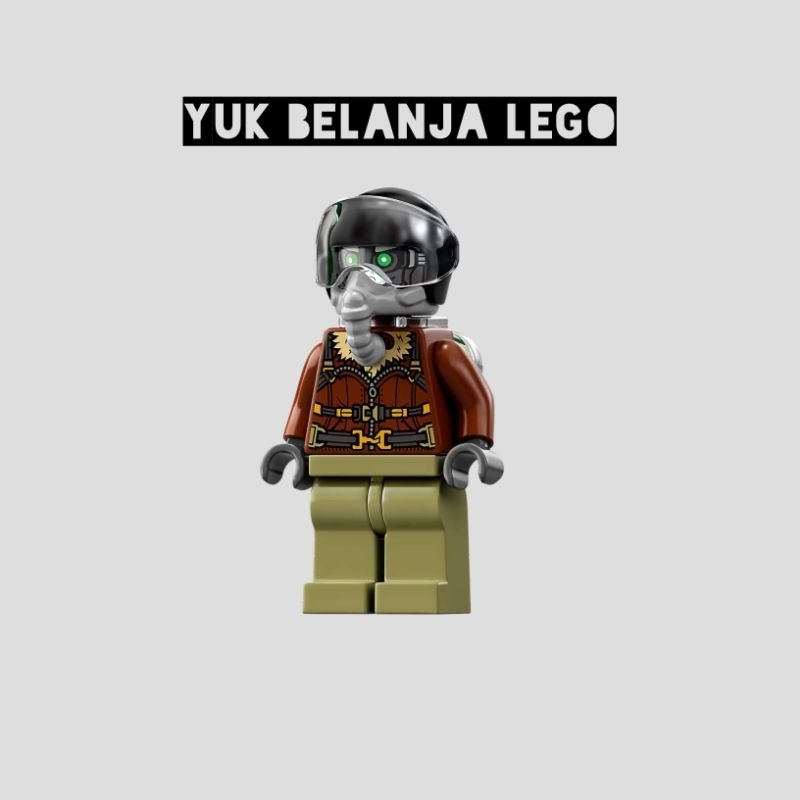 Jual LEGO Vulture - Reddish Brown Bomber Jacket and Aviator Oxygen ...