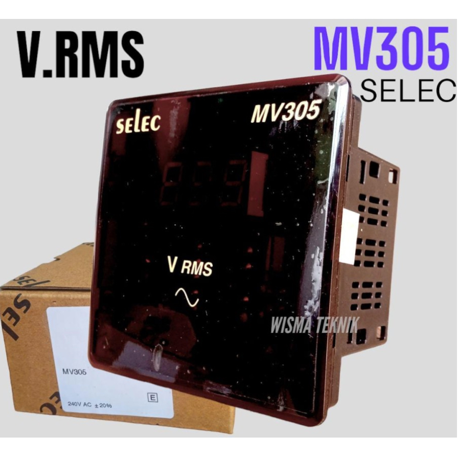 Jual DIGITAL LED VOLTMETER 1 PHASE SELEC MV305 | Shopee Indonesia