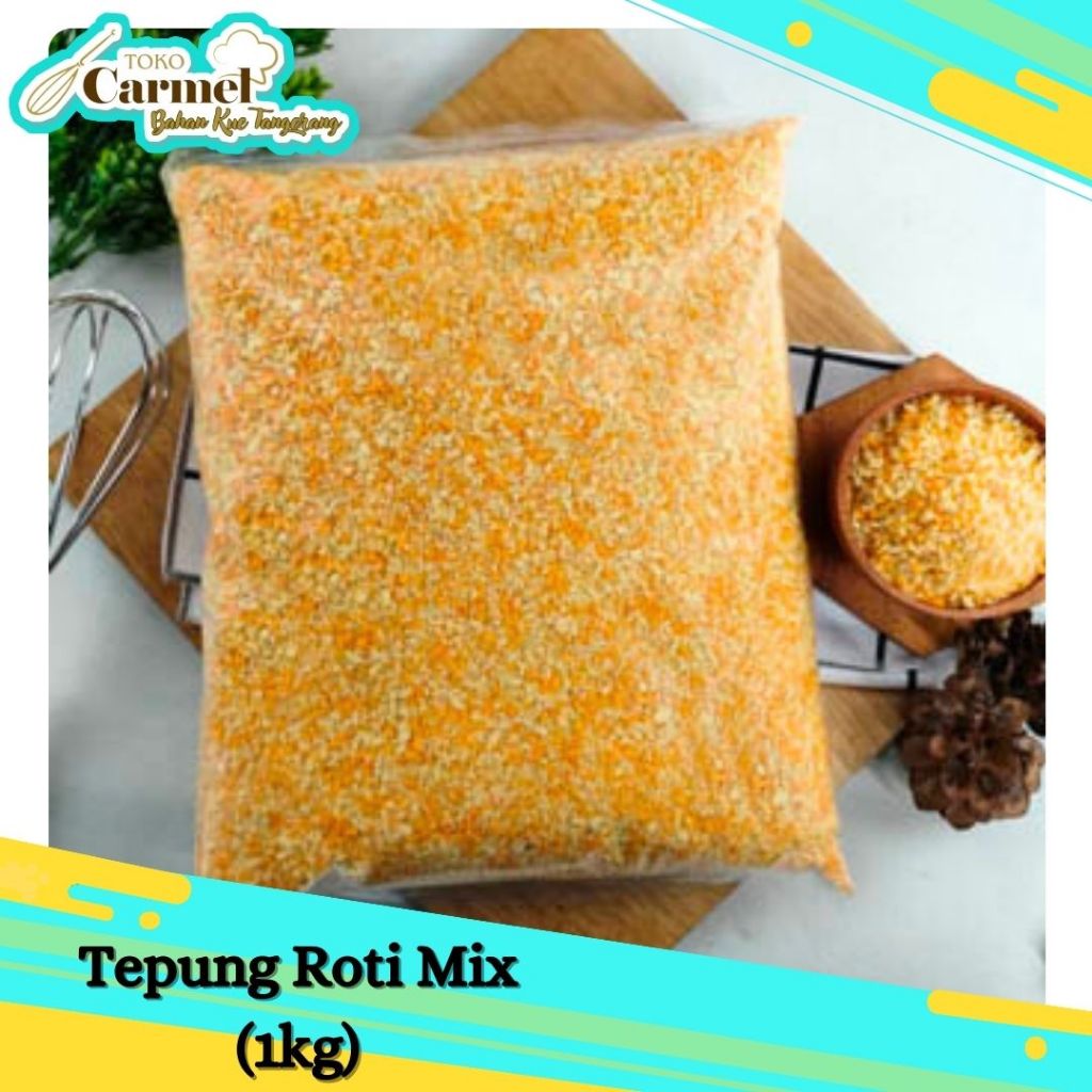 Jual Tepung Roti kasar Mix 1kg Bread Crumb mix | Shopee Indonesia