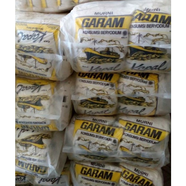 Jual Garam Cap Kapal 500gr | 1 ball isi 20 bungkus | Shopee Indonesia