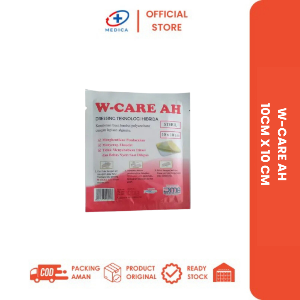 Jual W-CARE AH Dressing 10cm x 10cm (Harga 1Box) | Shopee Indonesia