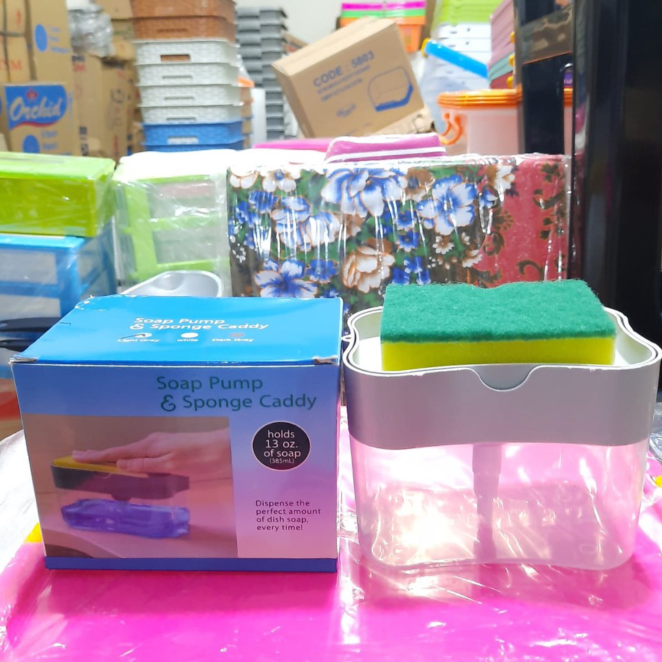 Jual pJ Tempat Sabun Cair Cuci Piring Dan Tempat Sponge Tempat Sabun ...
