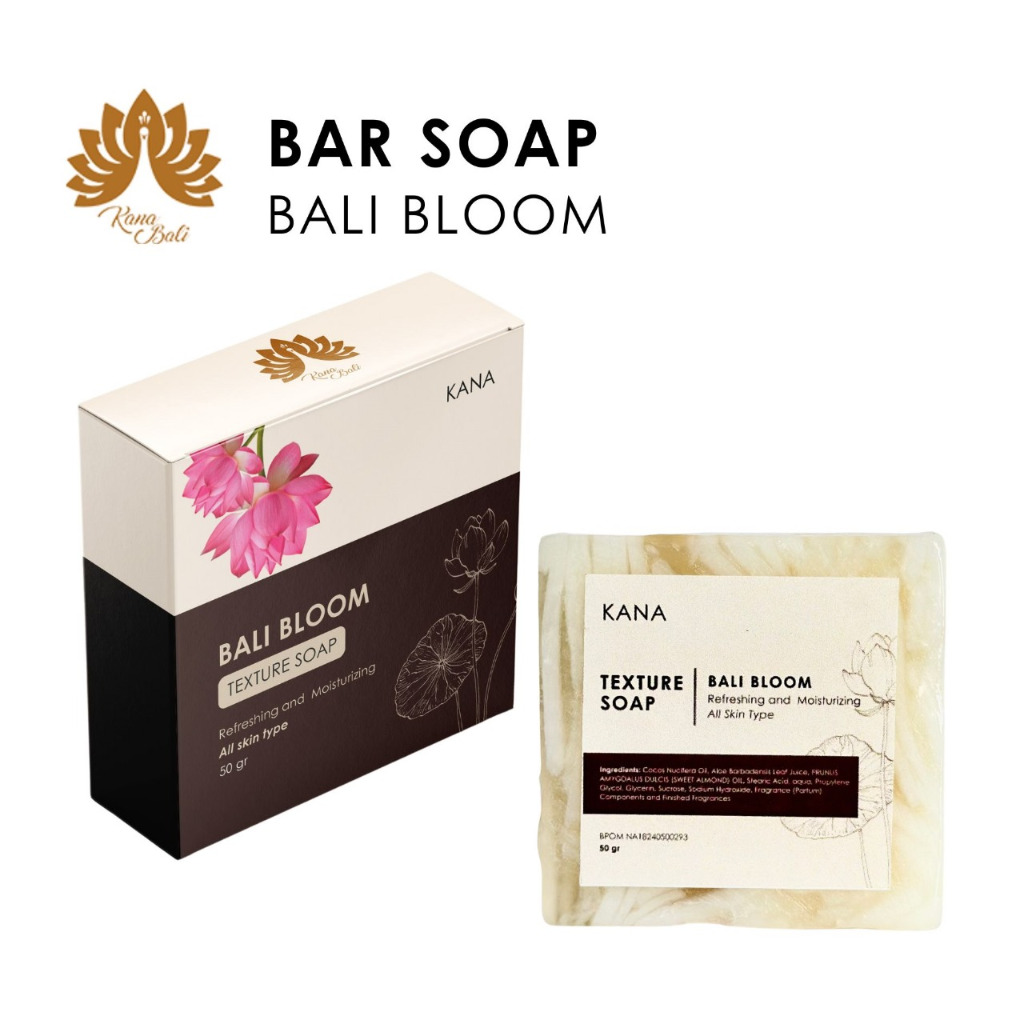 Jual Kana Bali Bar Soap Bali Bloom - Natural Texture Soap | Shopee Indonesia