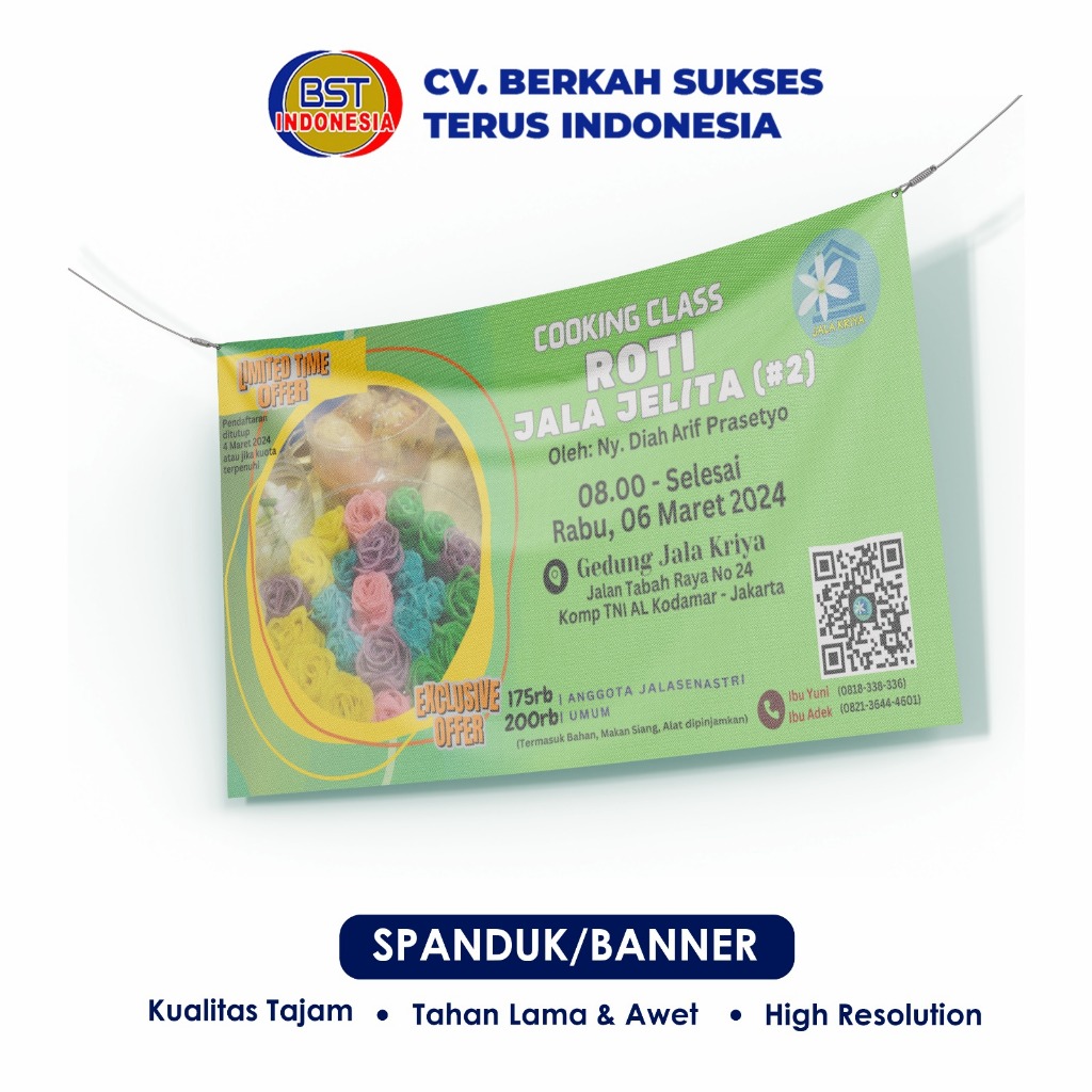 Jual CETAK SPANDUK/BANNER CUSTOM 1 HARI JADI | Shopee Indonesia