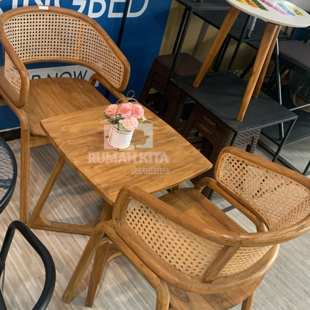 Jual Kursi Meja Teras Cleopatra Kayu | Shopee Indonesia