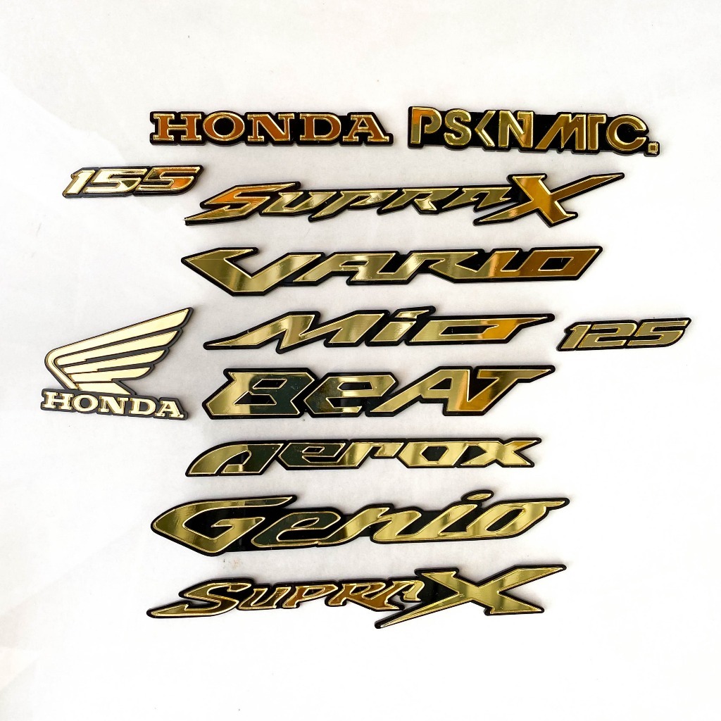 Jual Logo / Emblem Akrilik Hitam Gold ( BISA CUSTOM ) FREE DESIGN ...