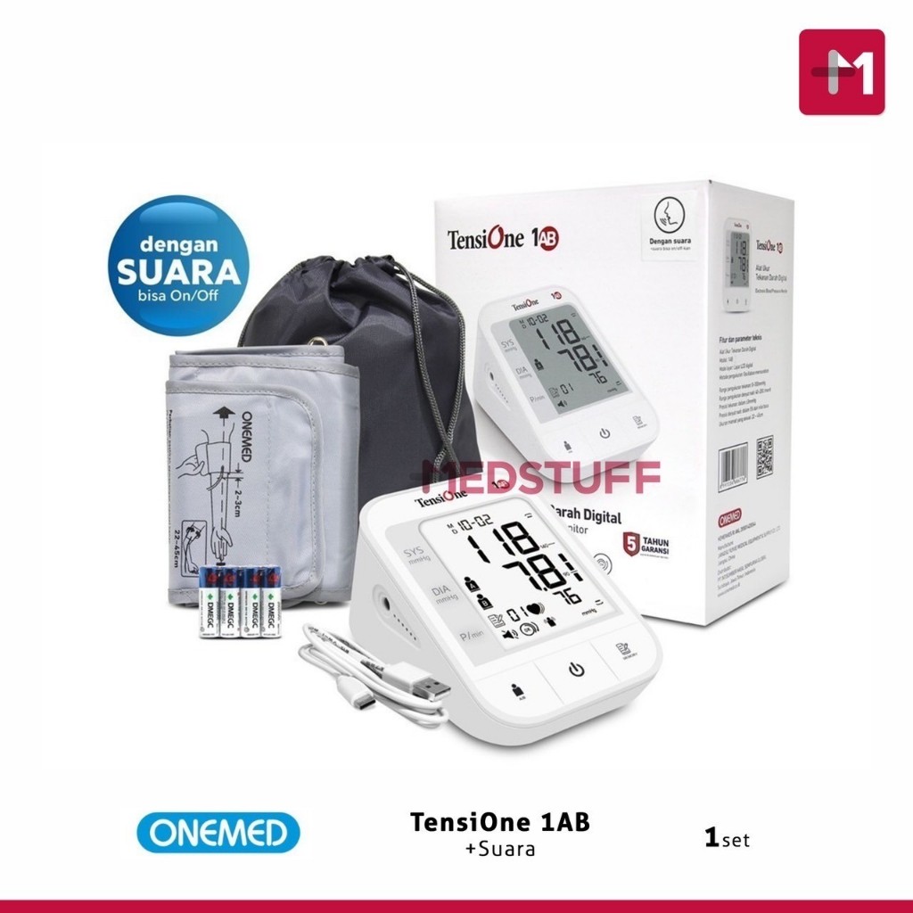 Jual Tensione 1 AB Suara Tensimeter Digital Onemed Tensi Digital Alat ...
