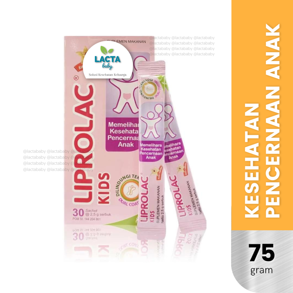 Jual Liprolac - Suplemen Probiotik dan Prebiotik Anak | 30 sachet ...