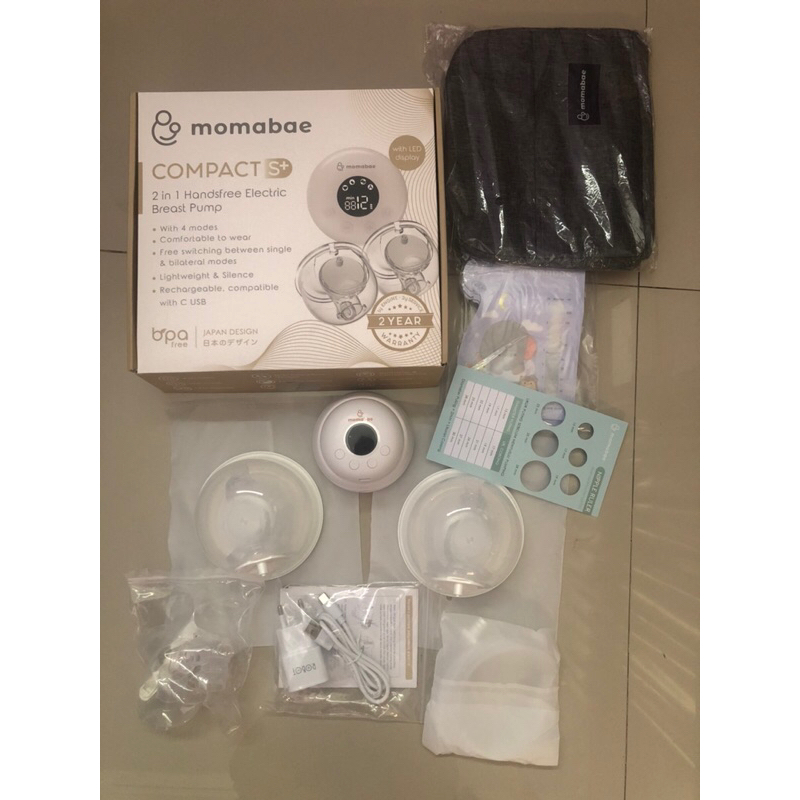 Jual PRELOVED LIKE NEW Breast Pump Momabae Compact S+ | Shopee Indonesia