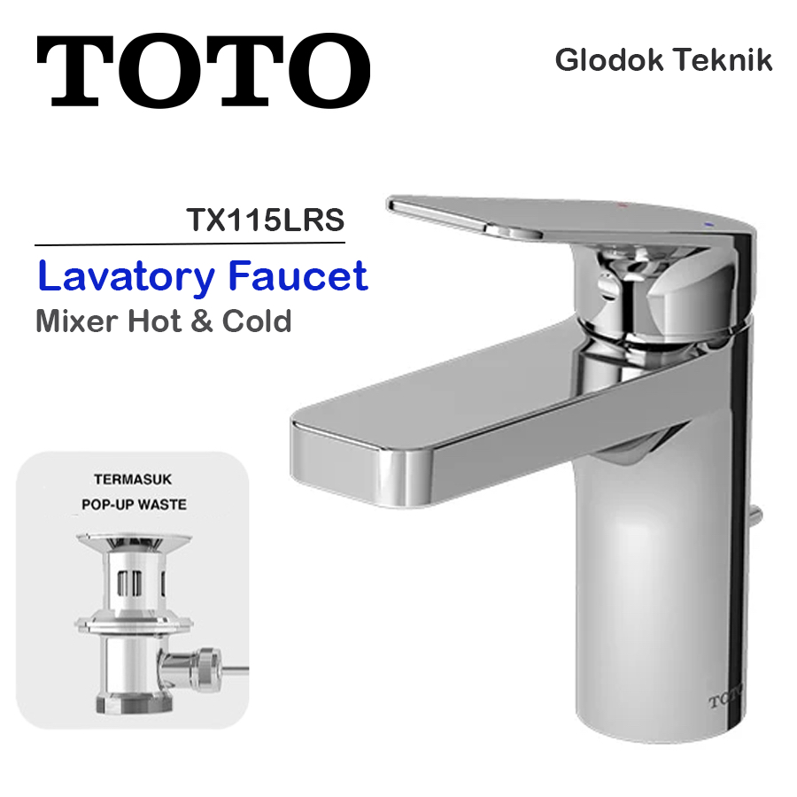 Jual Toto Kran Wastafel mixer panas dingin - keran Basin Faucet ...