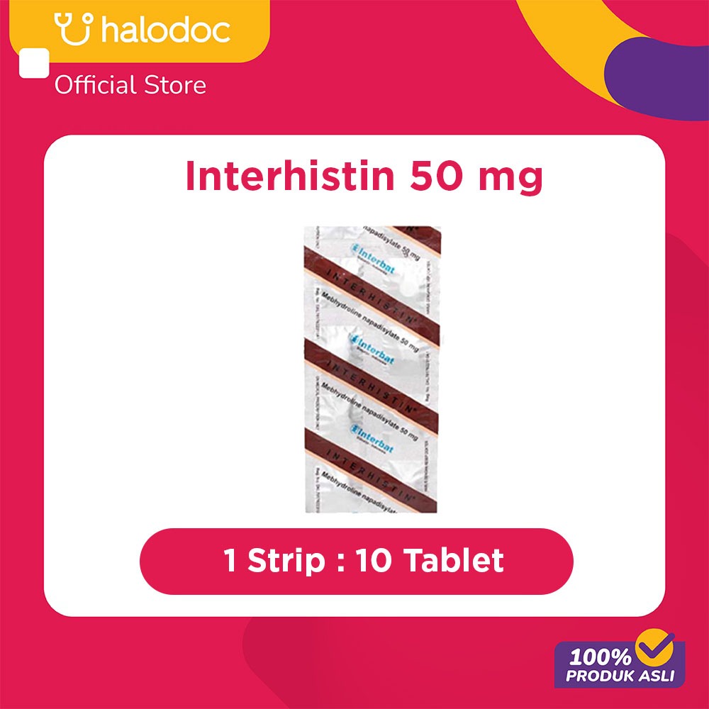 Jual Interhistin 50 Mg 10 Tablet | Shopee Indonesia