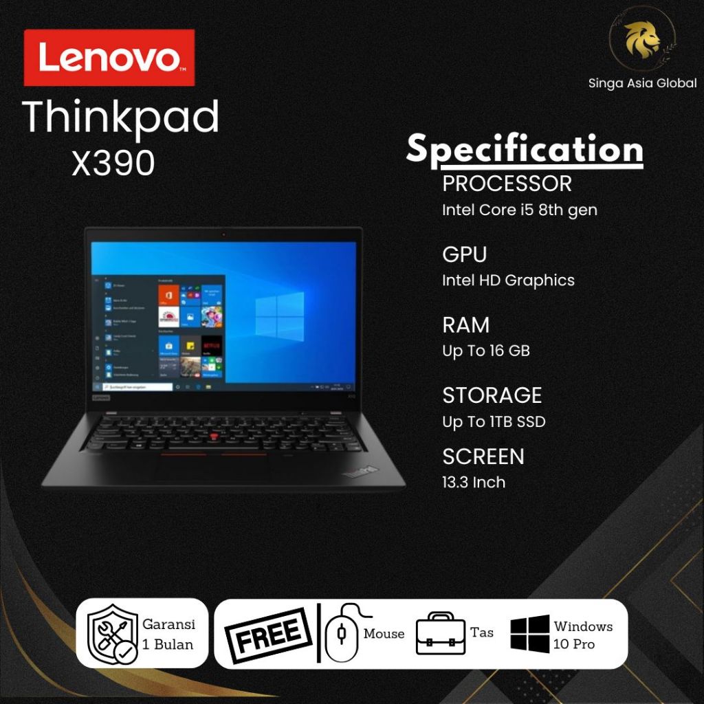 Jual Laptop Lenovo Thinkpad X280 X270 X260 X250 X240 X230 X220 Core i5/i7 Ram 16GB SSD 512GB ...