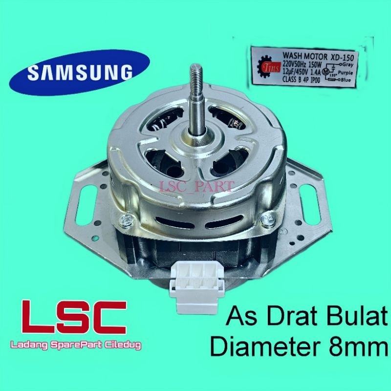Jual Dinamo Mesin Cuci Samsung 1 Tabung Top Loading Motor 150 W AS DRAT BULAT no 31 | Shopee ...