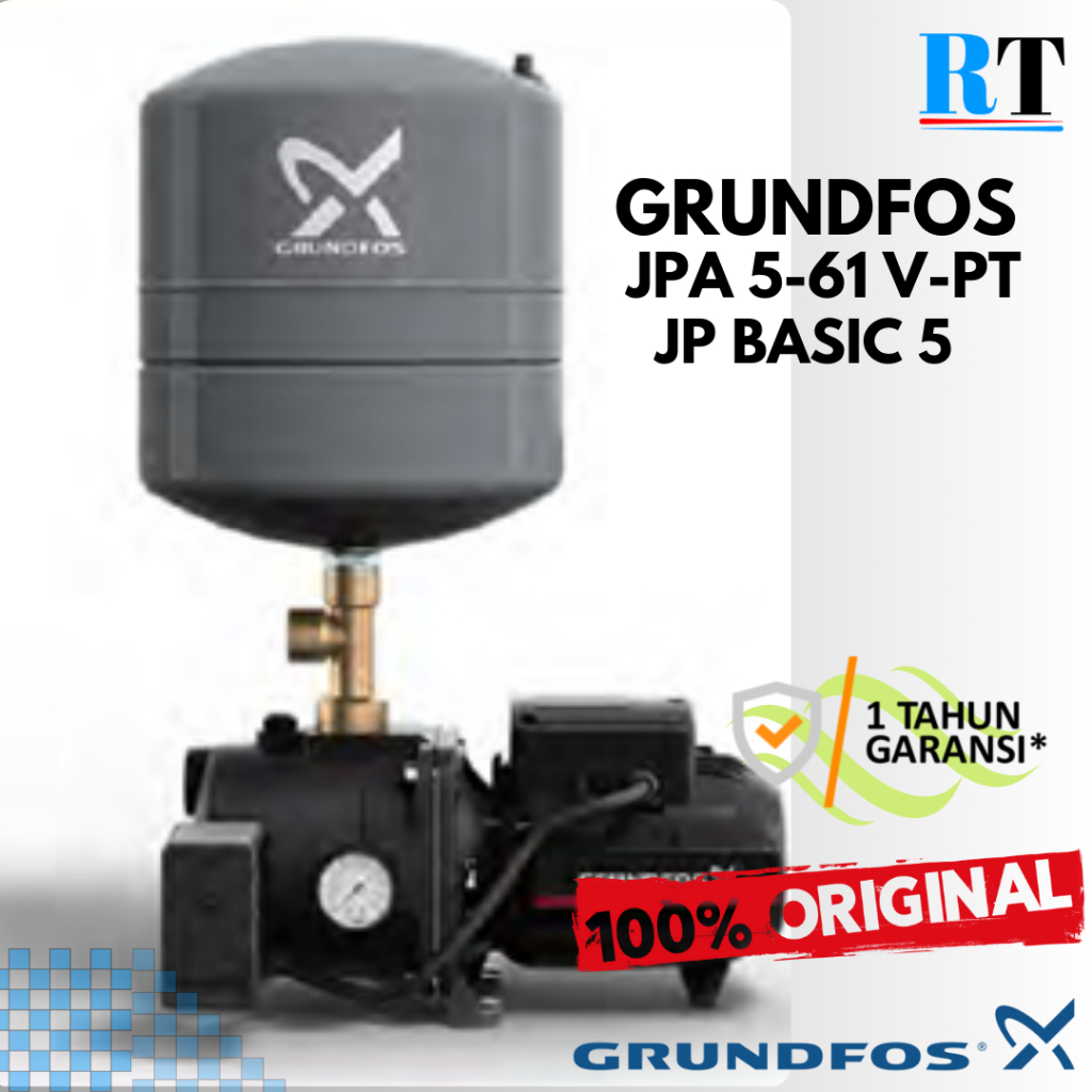 Jual MESIN PUMP GRUNDFOS JPA 5-61 V-PT JP BASIC 5 (POMPA SEMIJET) | Shopee Indonesia