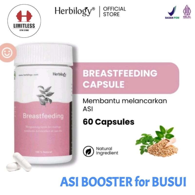 Jual (PROMO!) Herbilogy ASI BOOSTER Breastfeeding 60 Kapsul | Pelancar ...