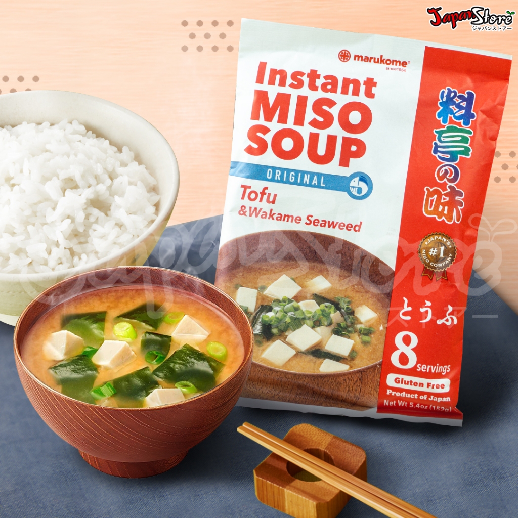 Jual Marukome Ryotei no Aji Instant Miso Soup : Tofu [8 Porsi] | Shopee Indonesia