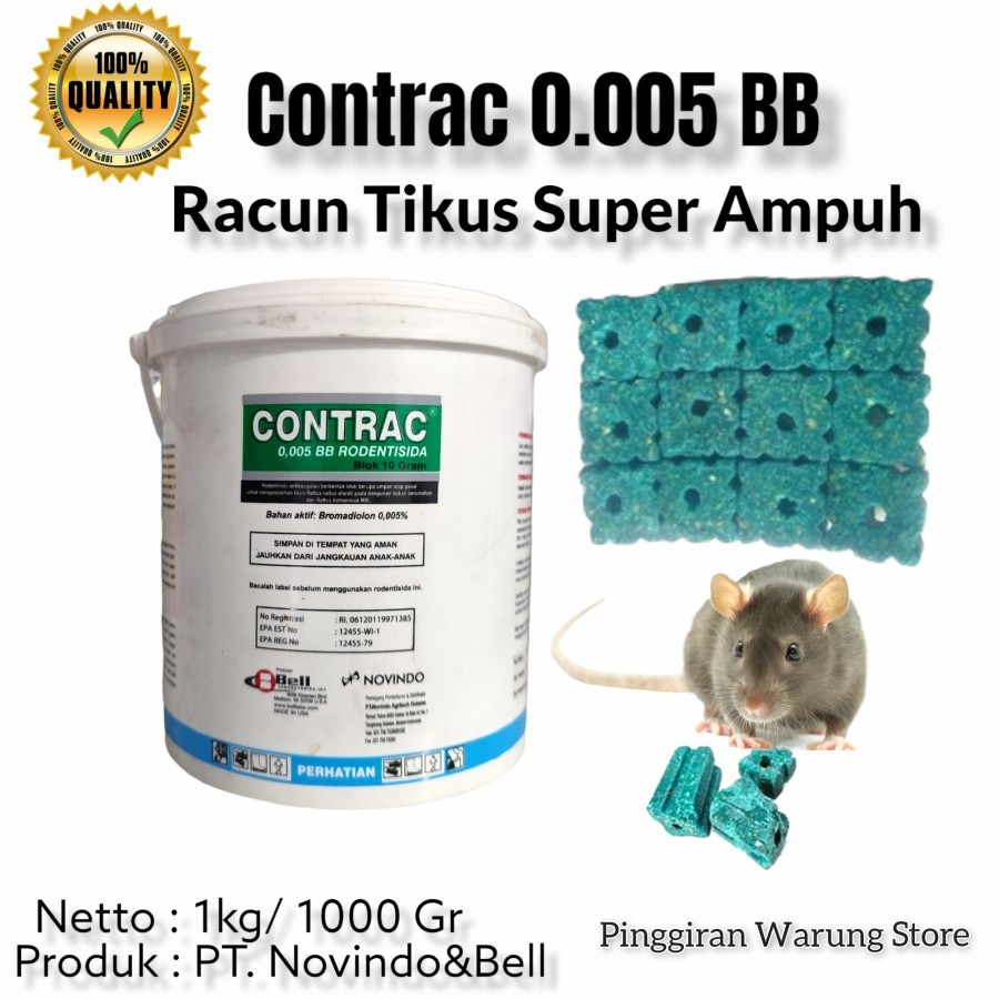 Jual RACUN TIKUS CONTRAC 0,005BB - Racun Tikus Ampuh Mati kering ...