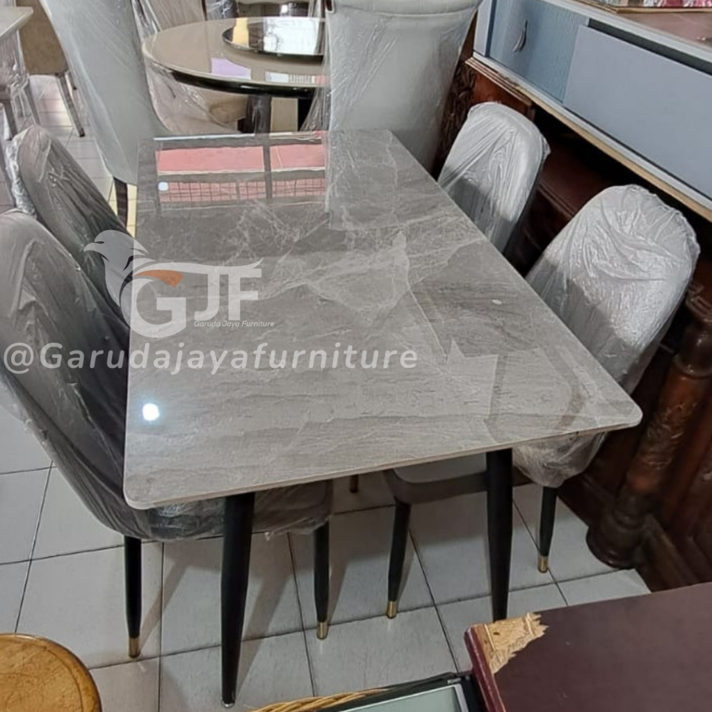 Jual SET MEJA MAKAN GRANITE/MEJA MAKAN 4 KURSI/MEJA MAKAN MEWAH/MEJA ...