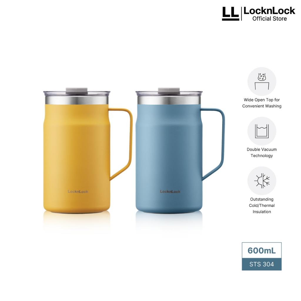 Jual LocknLock Tumbler Metro Mug 600ml - LHC4282 | Shopee Indonesia