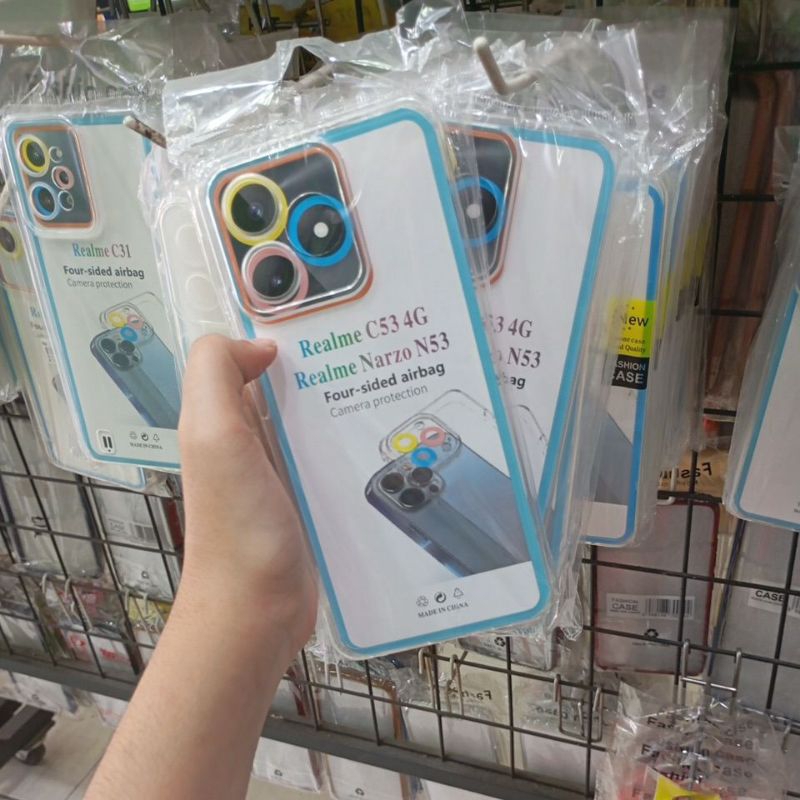 Jual Cace Cassing Realme C53 4G Casing Bening Transparan + Pelindung ...