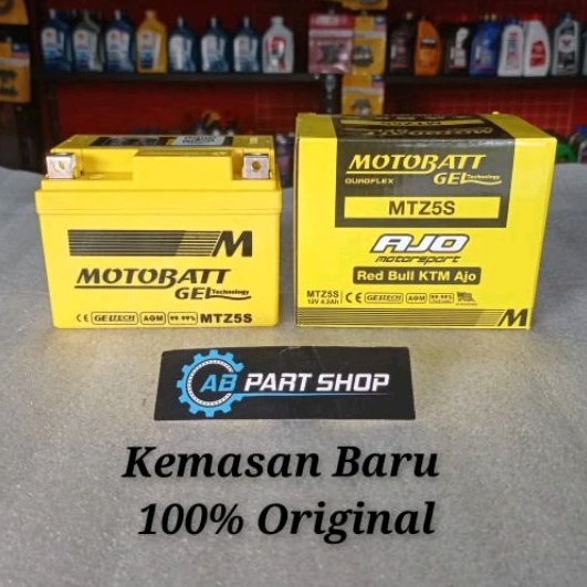 Jual AKI MOTOR MOTOBATT MTZ5S ORIGINAL AKI MOTOR VARIO BEAT MIO GENIO ...