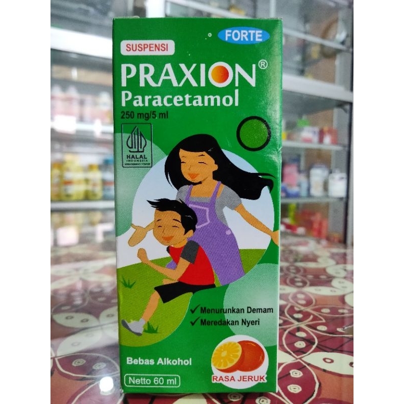 Jual PRAXION Paracetamol Forte sirup 60ml | Shopee Indonesia