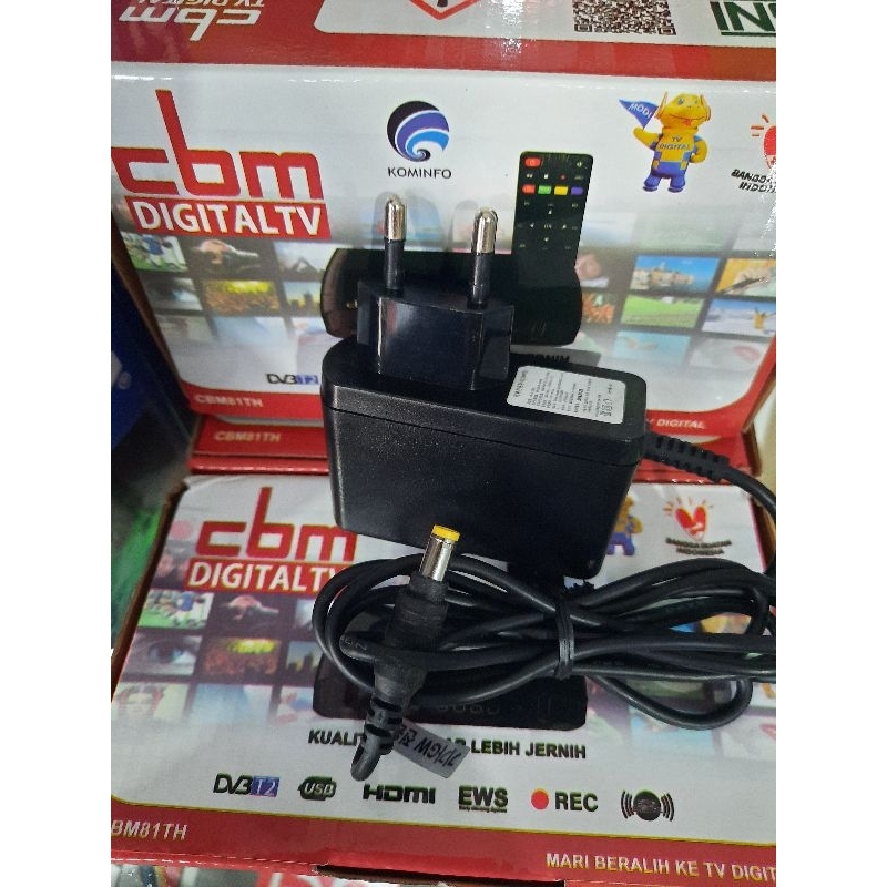 Jual ADAPTOR POWER STB CBM 5V 2A STANDAR ORI | Shopee Indonesia