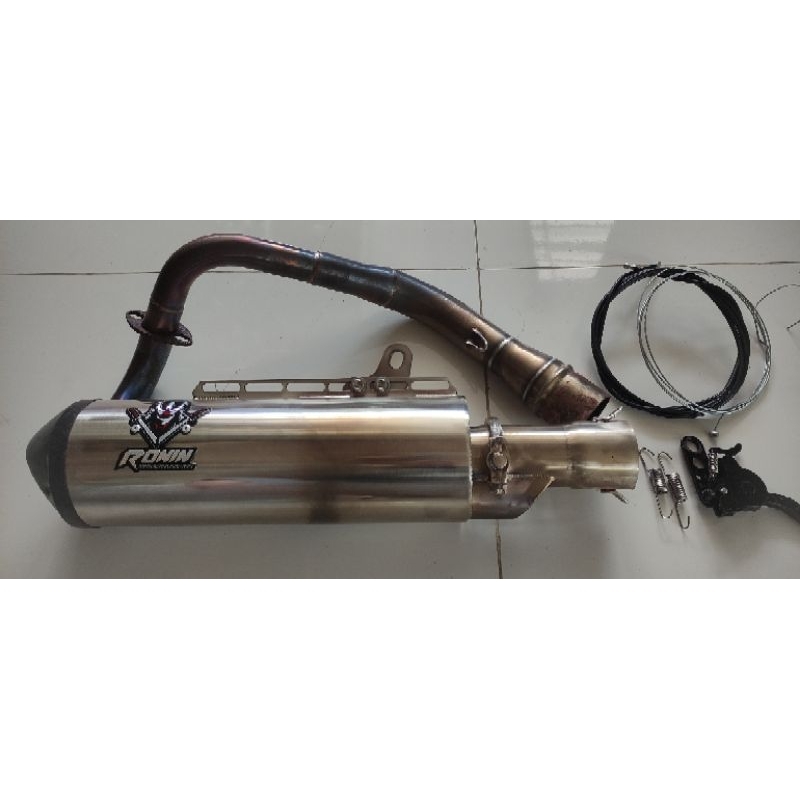 Jual Silencer Racing 3 Tech Ronin Hanzo Original | Shopee Indonesia