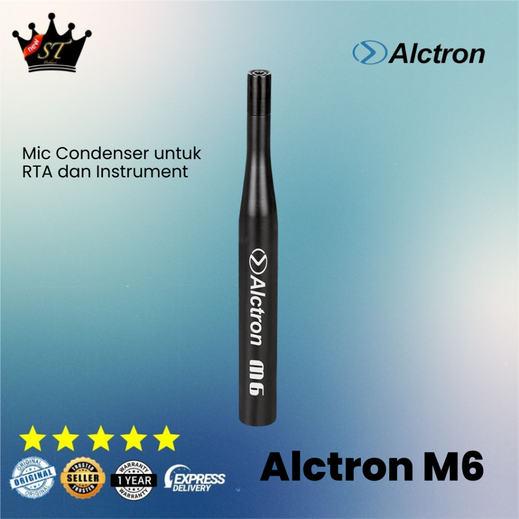 Jual Alctron M6 M-6 M 6 Mic Condenser Microphone RTA Analyzer Real Time ...
