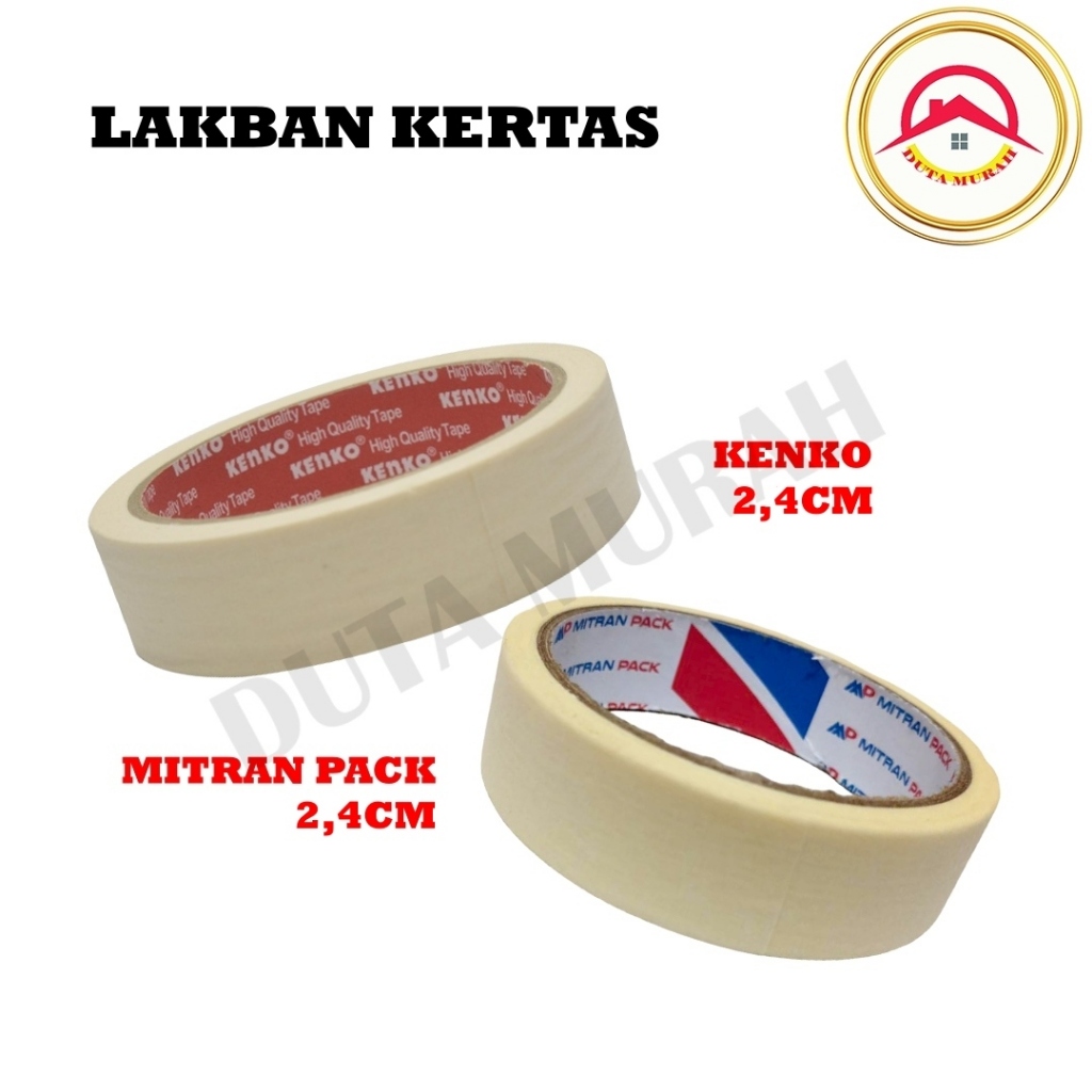 Jual LAKBAN KERTAS KECIL 1 inch ( 24 MM / 20 METER ) / ROLL | Shopee ...