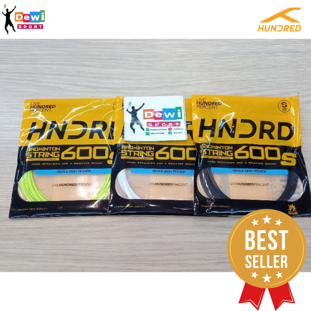 Jual Senar Badminton HUNDRED 600 S | Shopee Indonesia