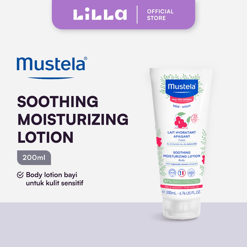 Jual MUSTELA - Soothing Moisturizing Lotion - Size 200 ml | Shopee ...