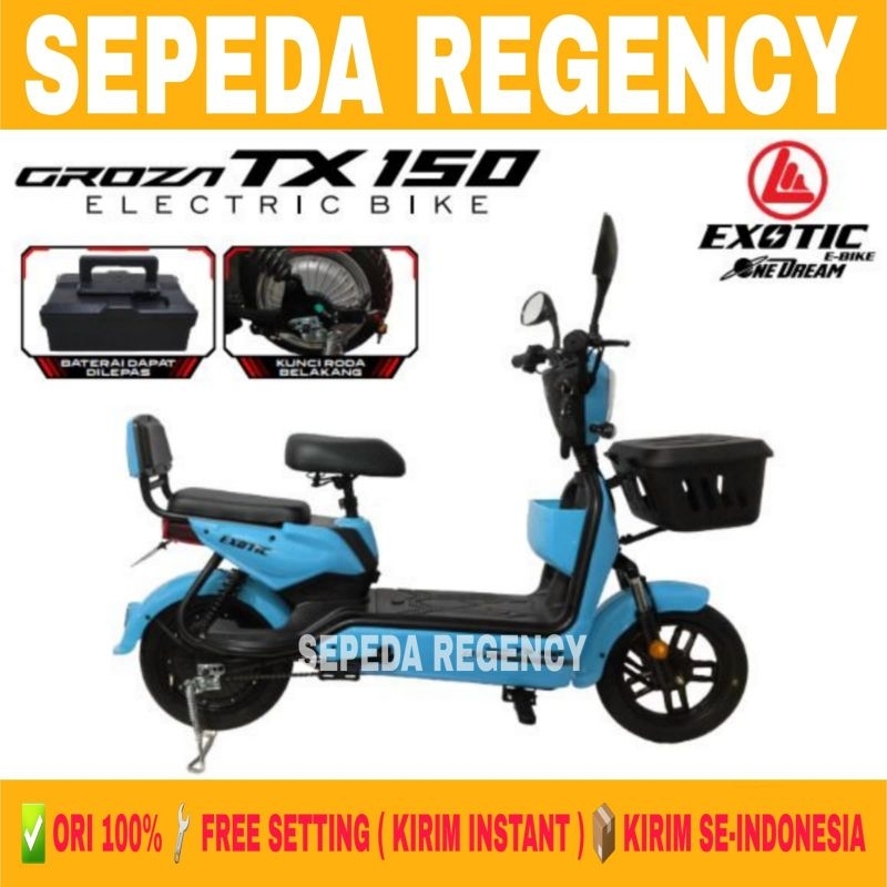 Jual Sepeda Listrik EXOTIC GROZA TX 180 Electrik Bike 500 Watt By ...