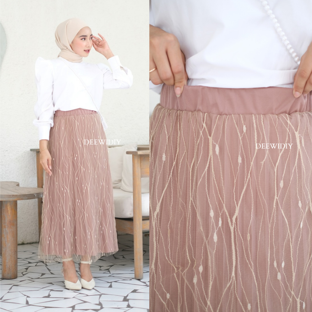 Jual ROK TILE PANJANG PREMIUM / ROK TUTU ELEGAN UNTUK FORMAL DAN CASUAL ...