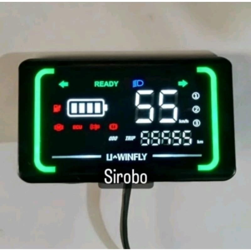 Jual Speedometer sepeda listrik motor listrik 48v 60v 72v support votol ...