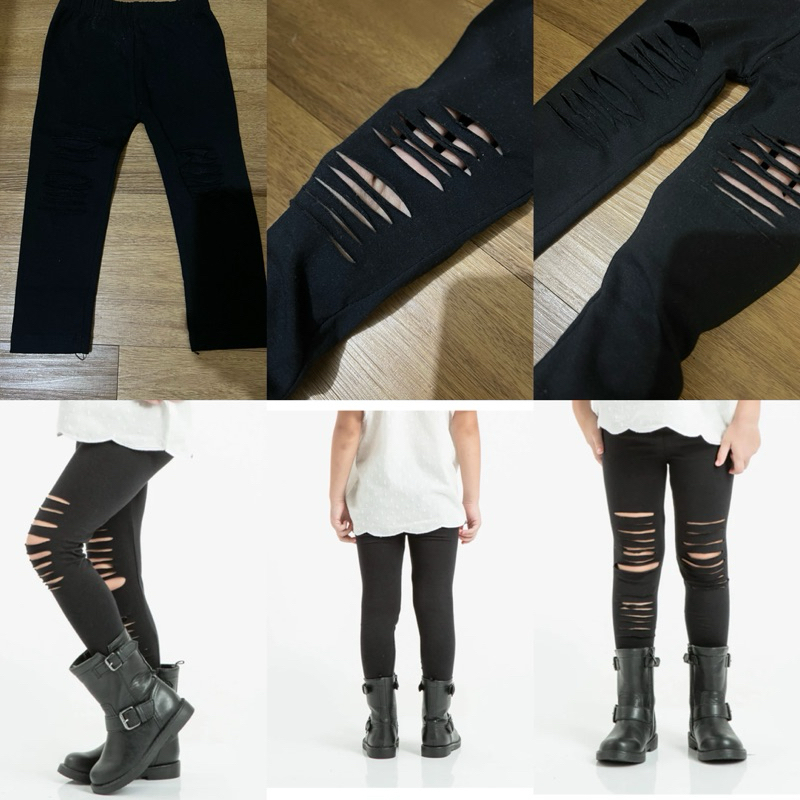 Jual baby ripped leggings hellolio | Shopee Indonesia