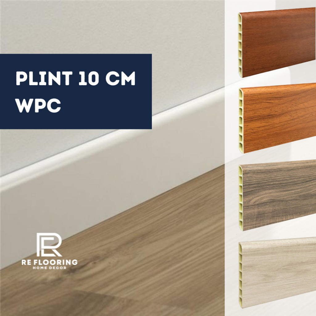 Jual Plint 10 Cm WPC - List Flooring / Skirting Lantai SPC Vinyl | Shopee Indonesia