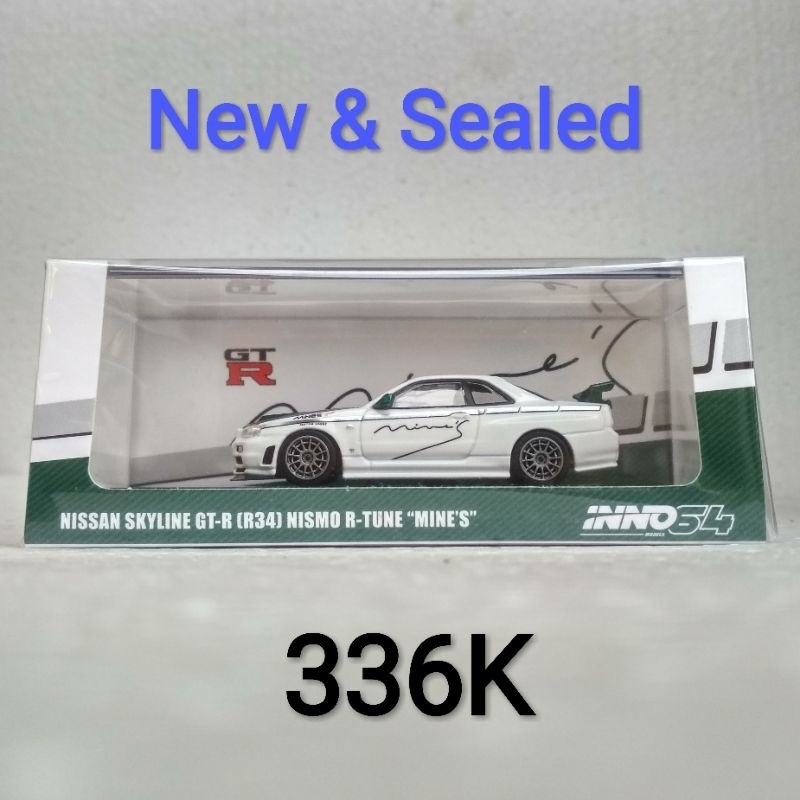 Jual Diecast Mini Scale 64 Inno Nissan Skyline GTR R34 Mines Hijau ...