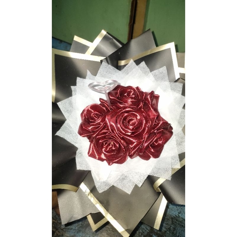 Jual BUKET BUNGA PITA SATIN 5 TANGKAI | Shopee Indonesia