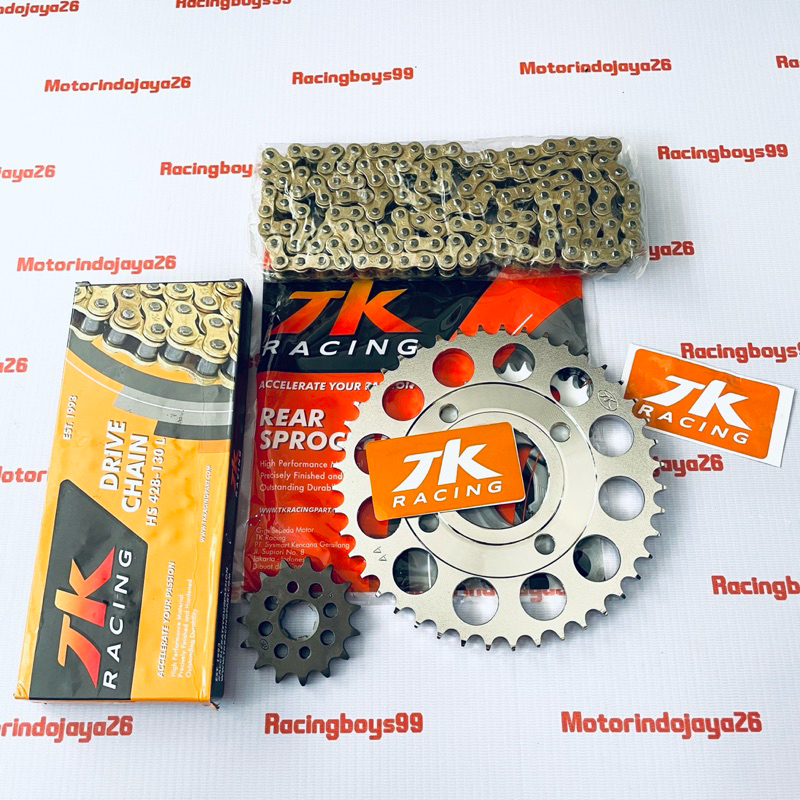 Jual Gear Set TK Racing Sonic Verza Mega pro Cb150 CBR 150 Gl pro neotech Supra GTR Tiger TK ...