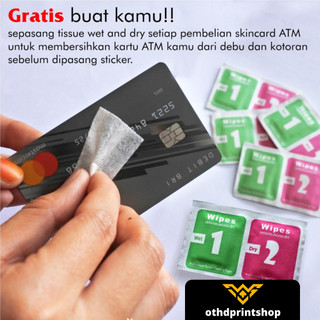 Jual Stiker Kartu Atm SkinCard SPESIAL PICT Stiker BCA Mandiri Bri Bni ...