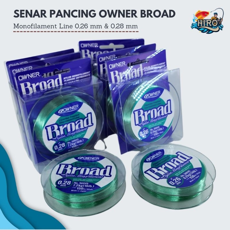 Jual Senar Pancing Owner Broad | Shopee Indonesia