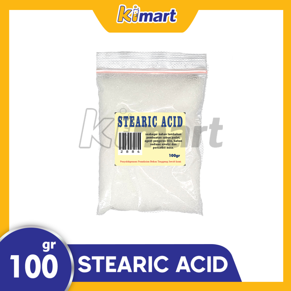 Jual Stearic Acid Asam Stearat Bahan Sabun Bahan Lilin 500gr 100gr | Shopee Indonesia