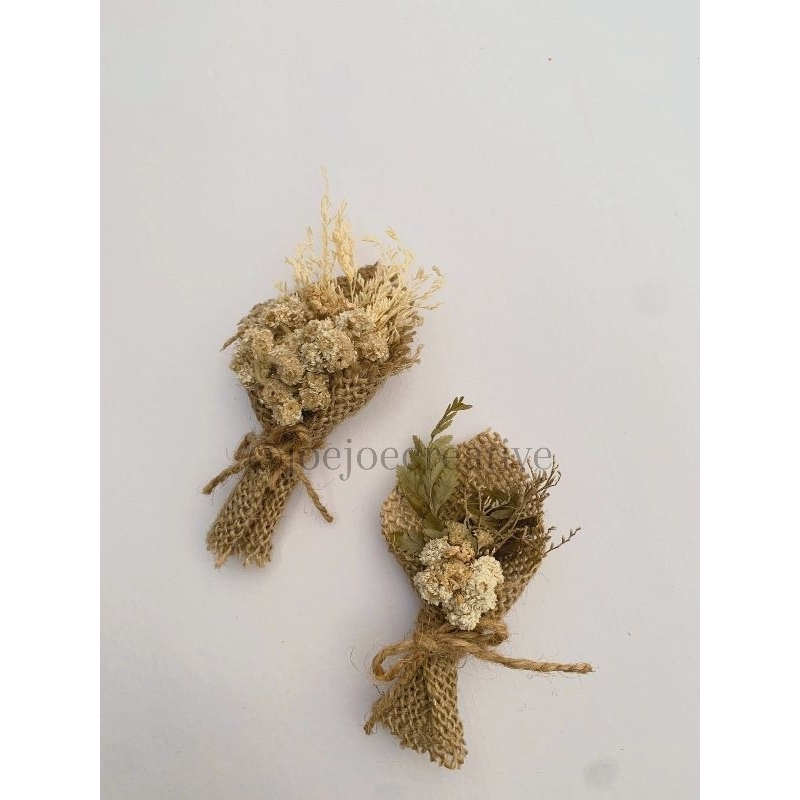 Jual Buket mini bunga kering / buket bunga rustic / buket bunga kain ...