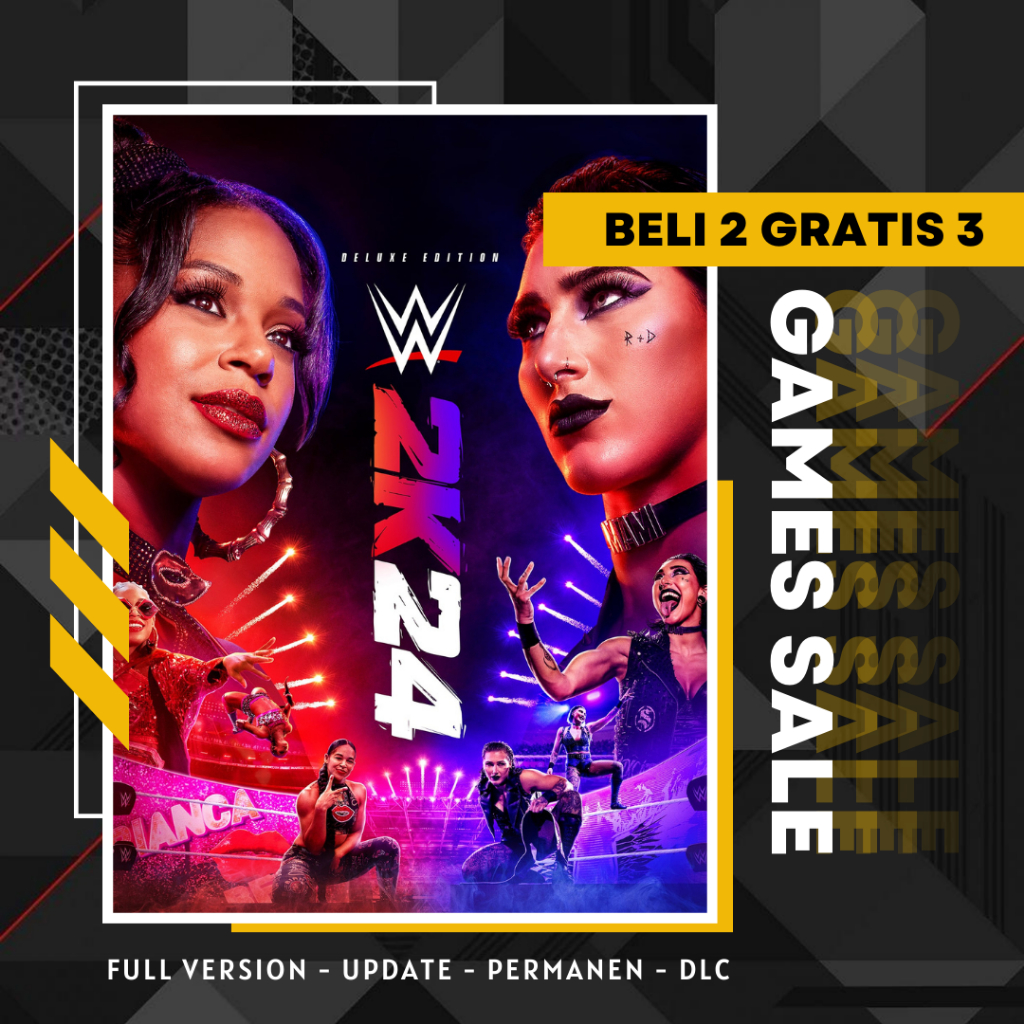 Jual WWE 2K24 DELUXE EDITION - GAME PC - GAME LAPTOP - PC GAMES ...