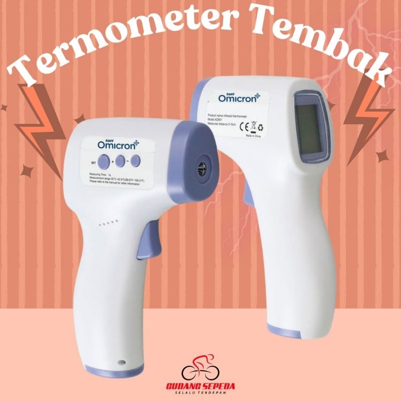 Jual Alat Pengukur Suhu Badan Termometer Tembak Thermometer Gun Termo ...