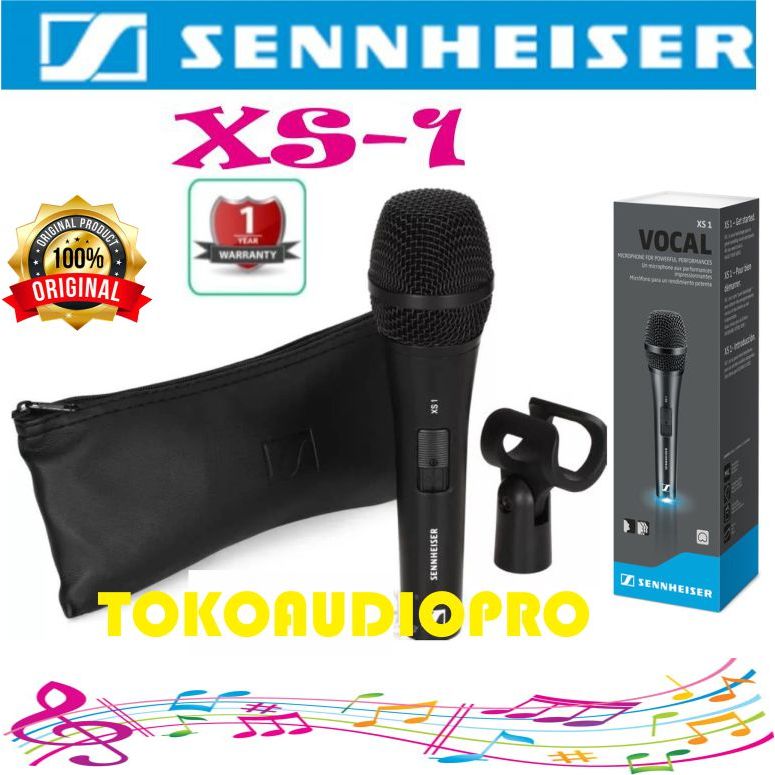 Jual Sennheiser XS1 Dynamic Handheld Vocal Microphone Original XS-1 ...